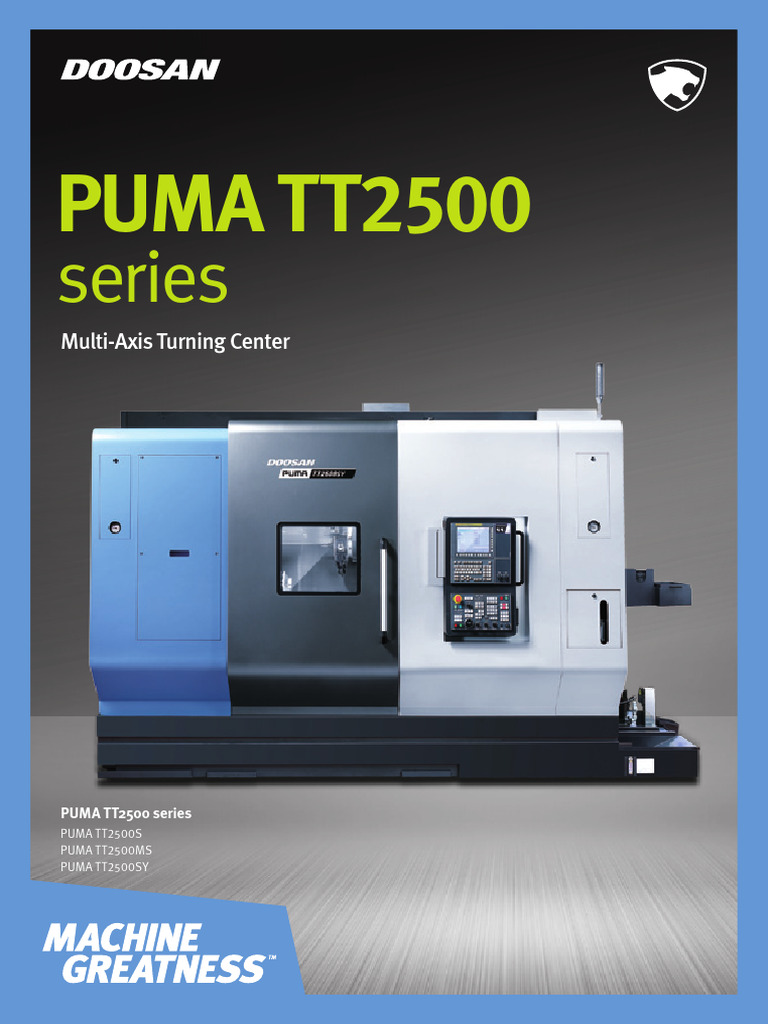 PUMA-TT2500-series | PDF | Machining | Cartesian Coordinate System