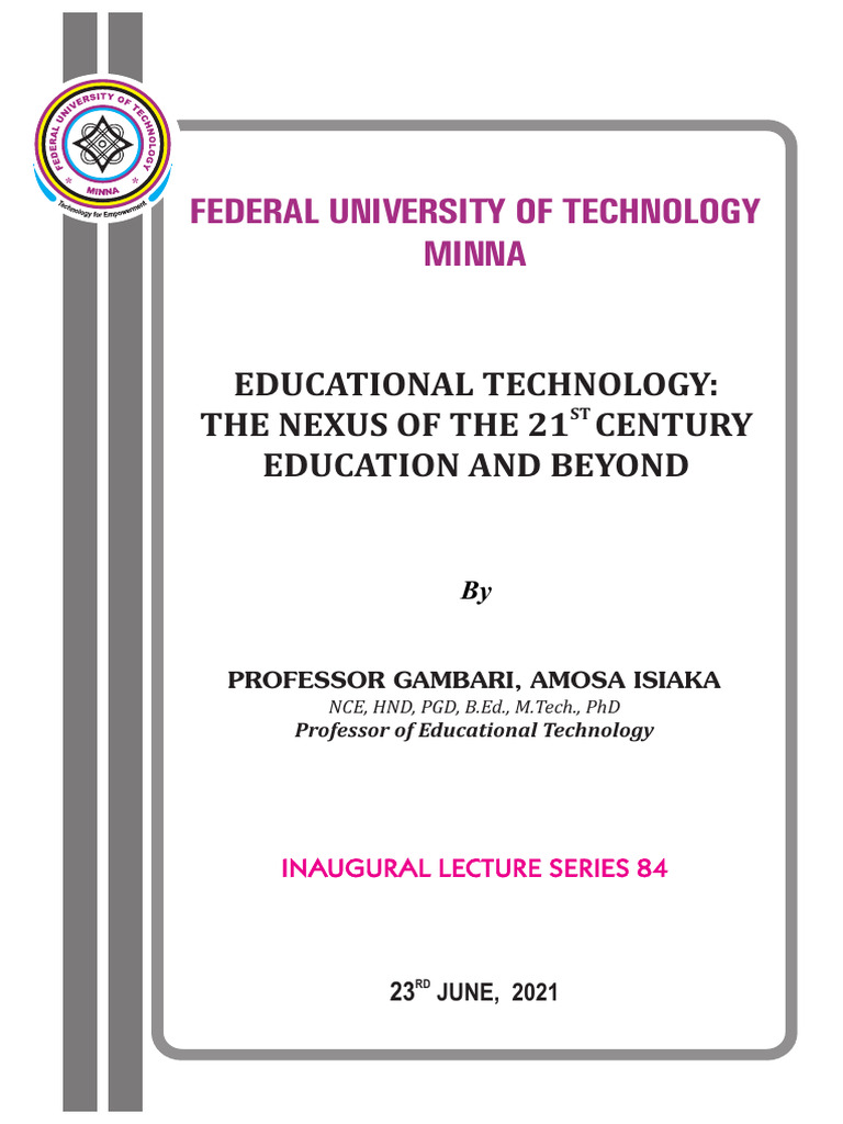 Inaugural Lecture Series 84 on Line | PDF | Educational Assessment ...