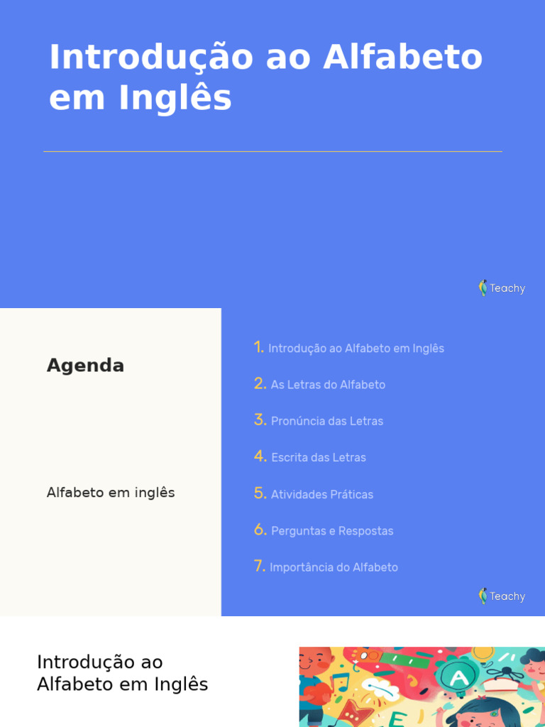 Slide_Alfabeto_em_ingl_s | PDF | Escrita | Alfabeto