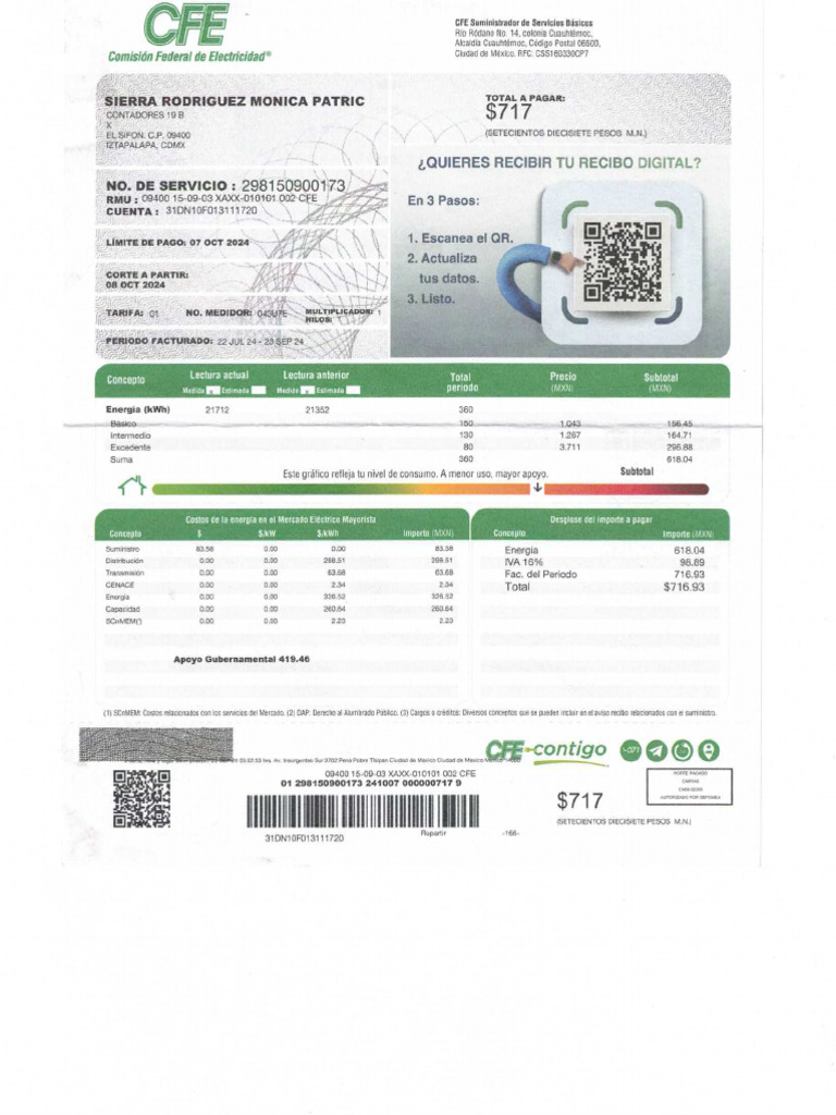 Comprobante de Domicilio | PDF