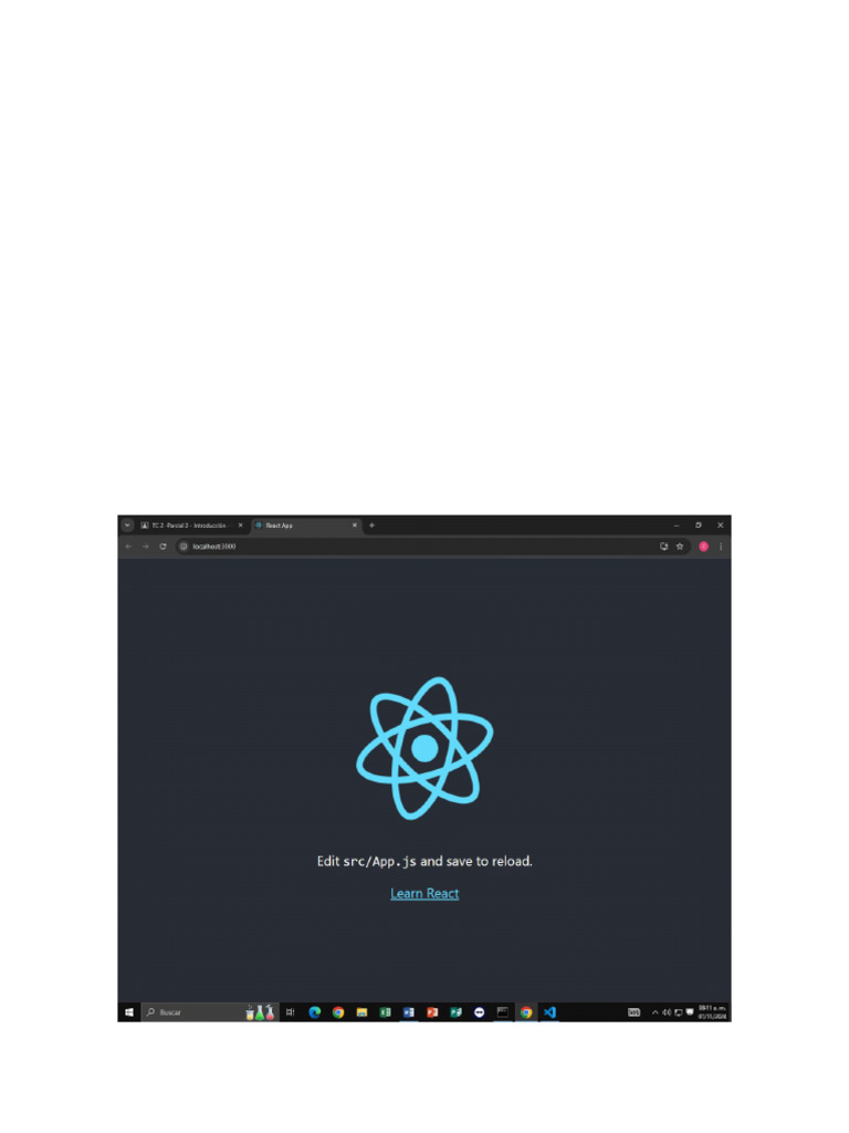 TC 2 - Parcial 3 - Introducci-N - REACT - Creaci-N Del Primer Proyecto ...