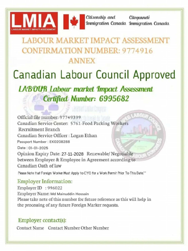 LMIA | PDF