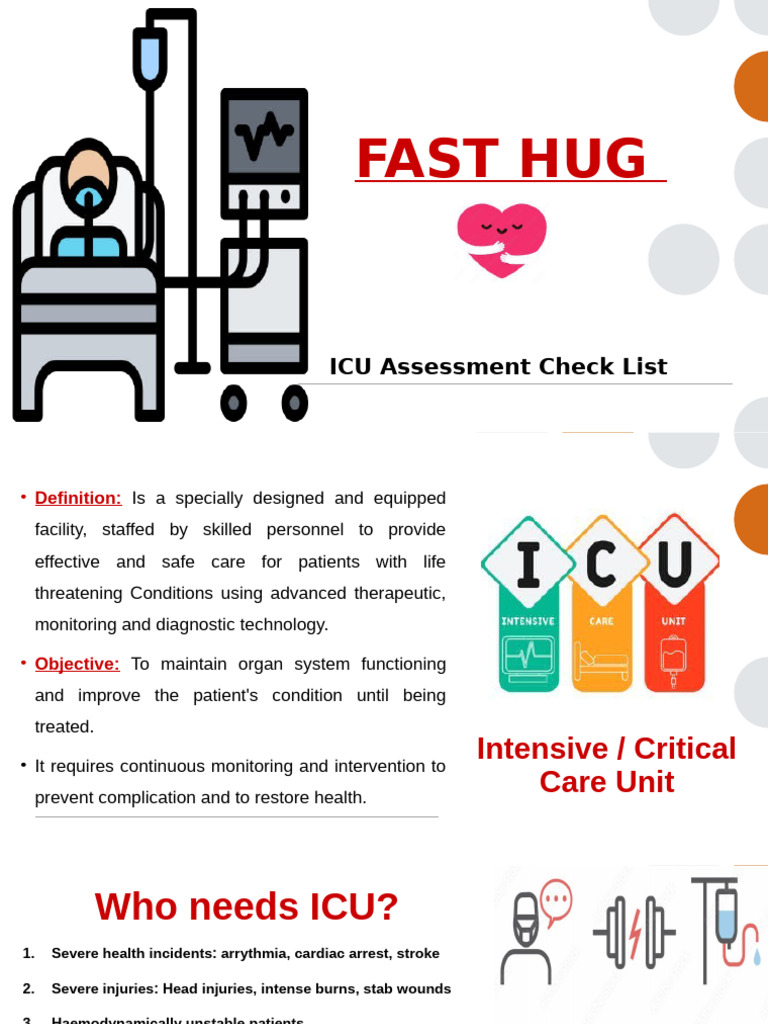 FAST HUG | PDF | Intensive Care Unit | Medical Specialties
