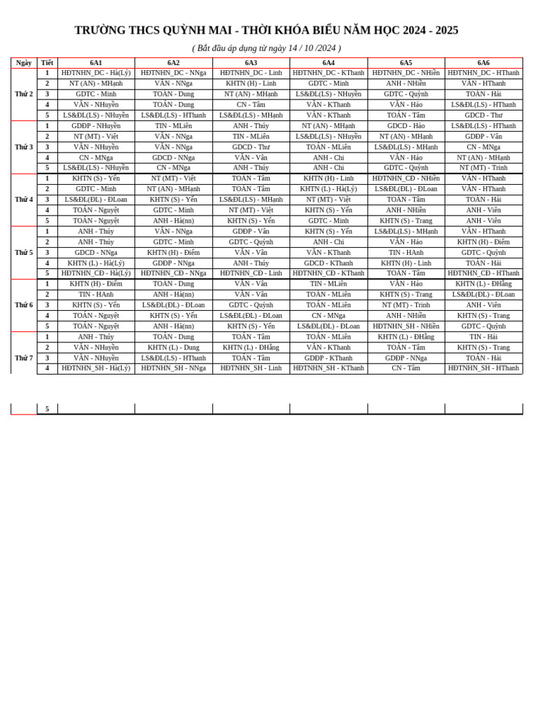 TKB _HK1_(2024-2025) -14_10_2024 | PDF