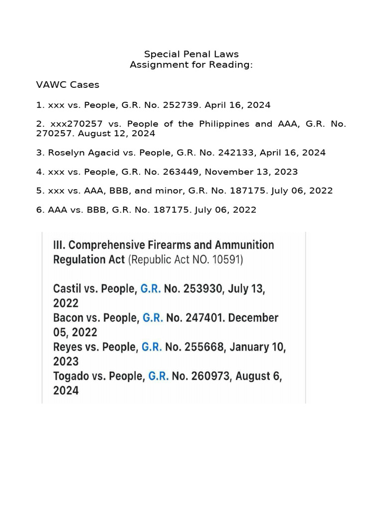 SPL Assignment Cases For Reading | PDF