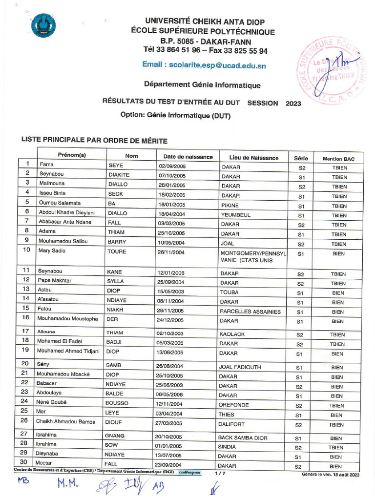 Dut Informatique | PDF