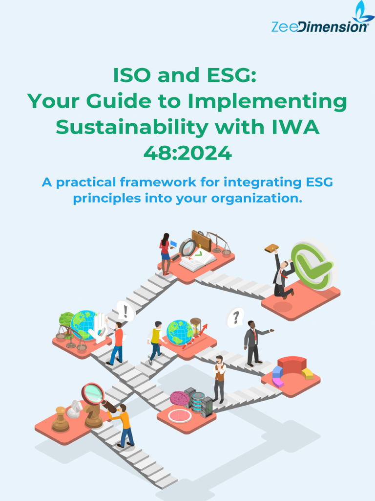 Iso and Esg Guide To Implementing Sustainability With Iwa | PDF