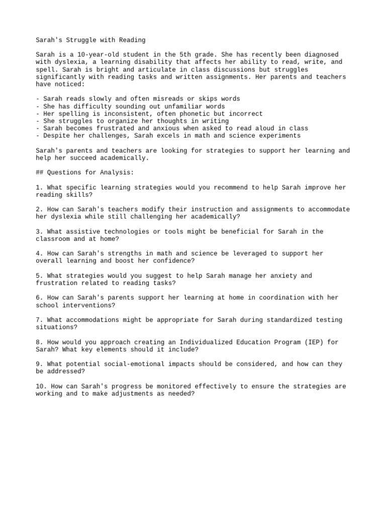 SPED Case 09.07.24 | PDF