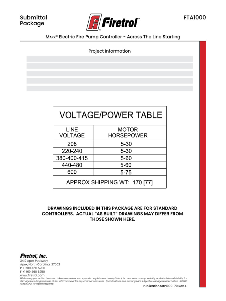 SBP1000-70 | PDF | Pump | Switch