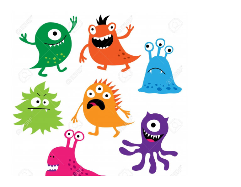 Colourful Monsters (Parts of The Body) | PDF