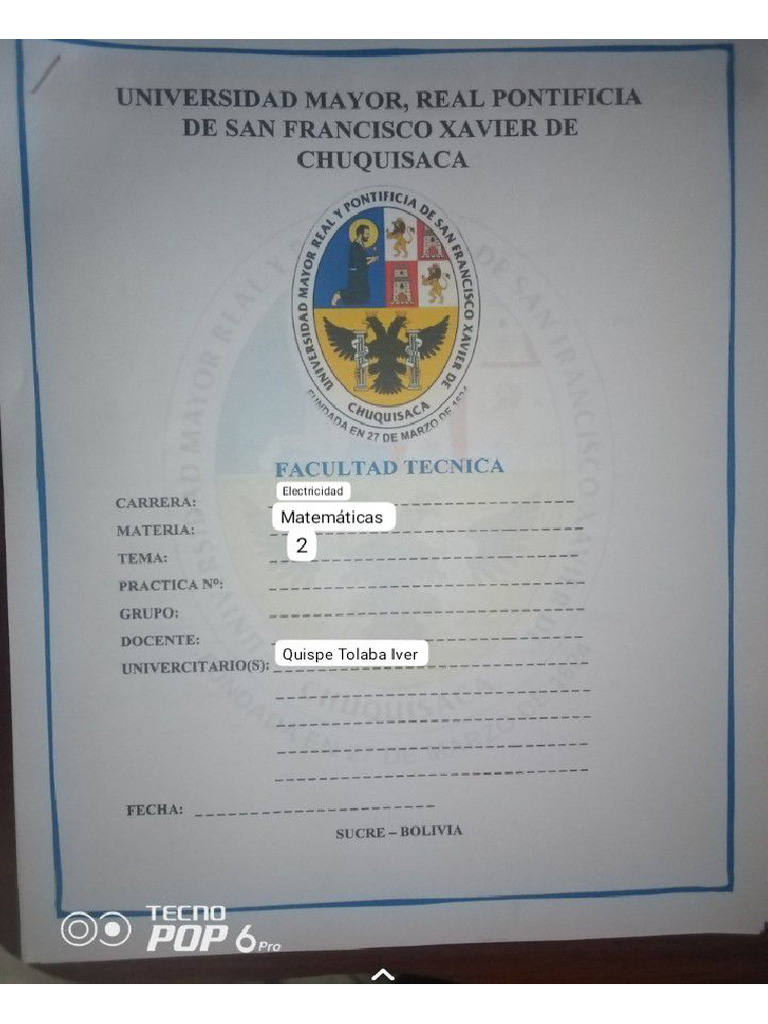 Quispe Tolaba Iver Fis | PDF