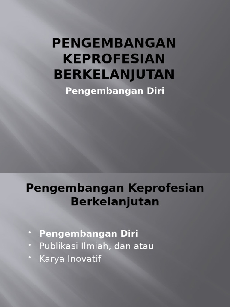 Pengembangan Diri | PDF