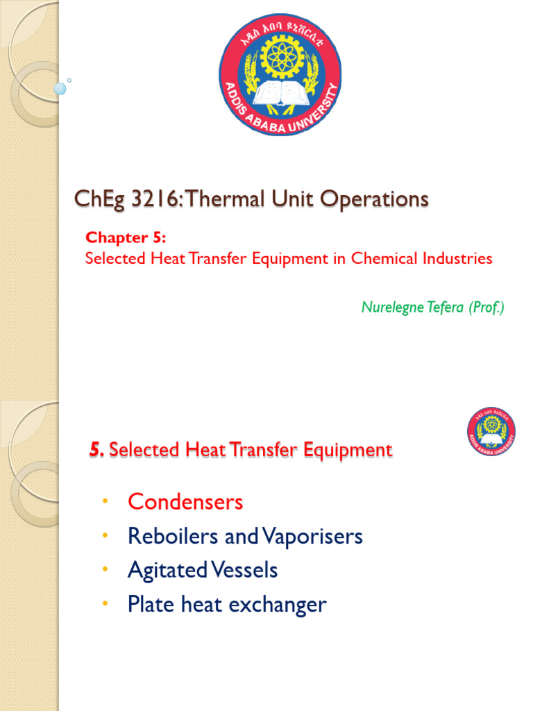 Heat Transfer Equipment in Chemical Industry | PDF | Heat Transfer ...