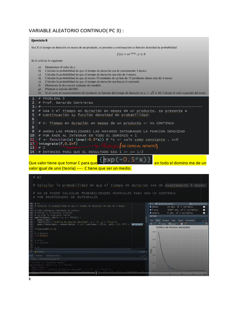 PC4 Final | PDF | Teoría estadística | Teoría de probabilidad