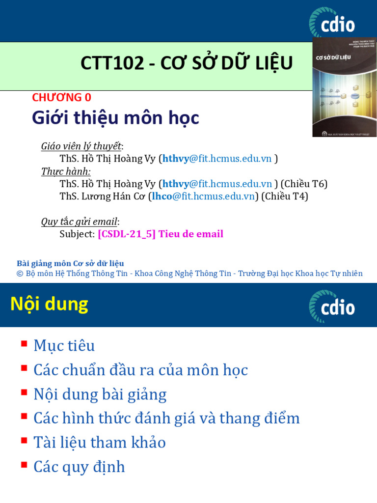 CTT102-Chuong 0-Gioi Thieu Mon Hoc | PDF