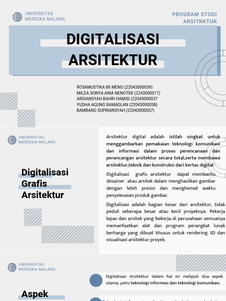 DIGITALISASI ARSITEKTUR - Tugas 6 | PDF