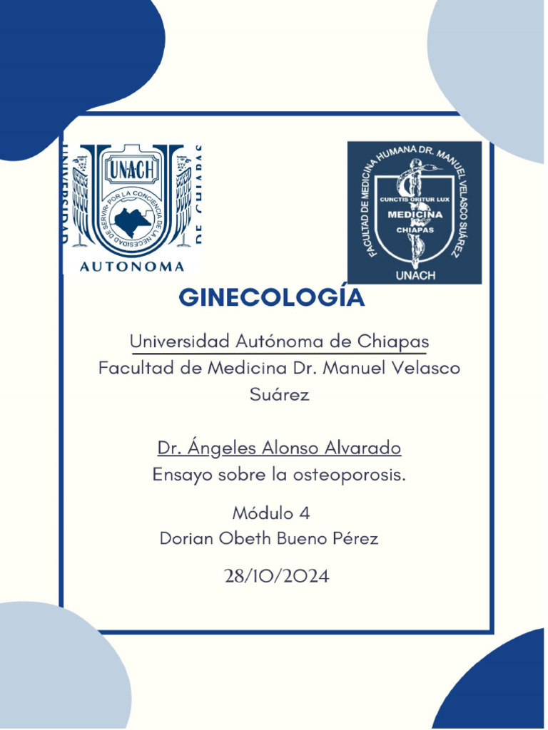 Osteoporosis dorian 2 | PDF | Osteoporosis | Hueso