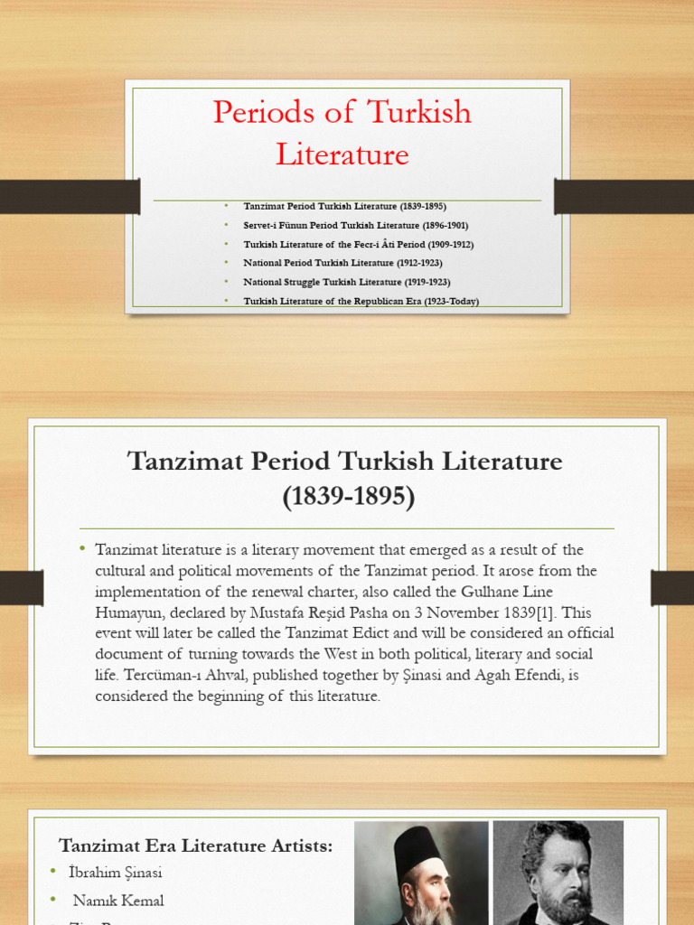 Overview of Turkish Literary Periods | PDF | Ottoman Empire | Turkey