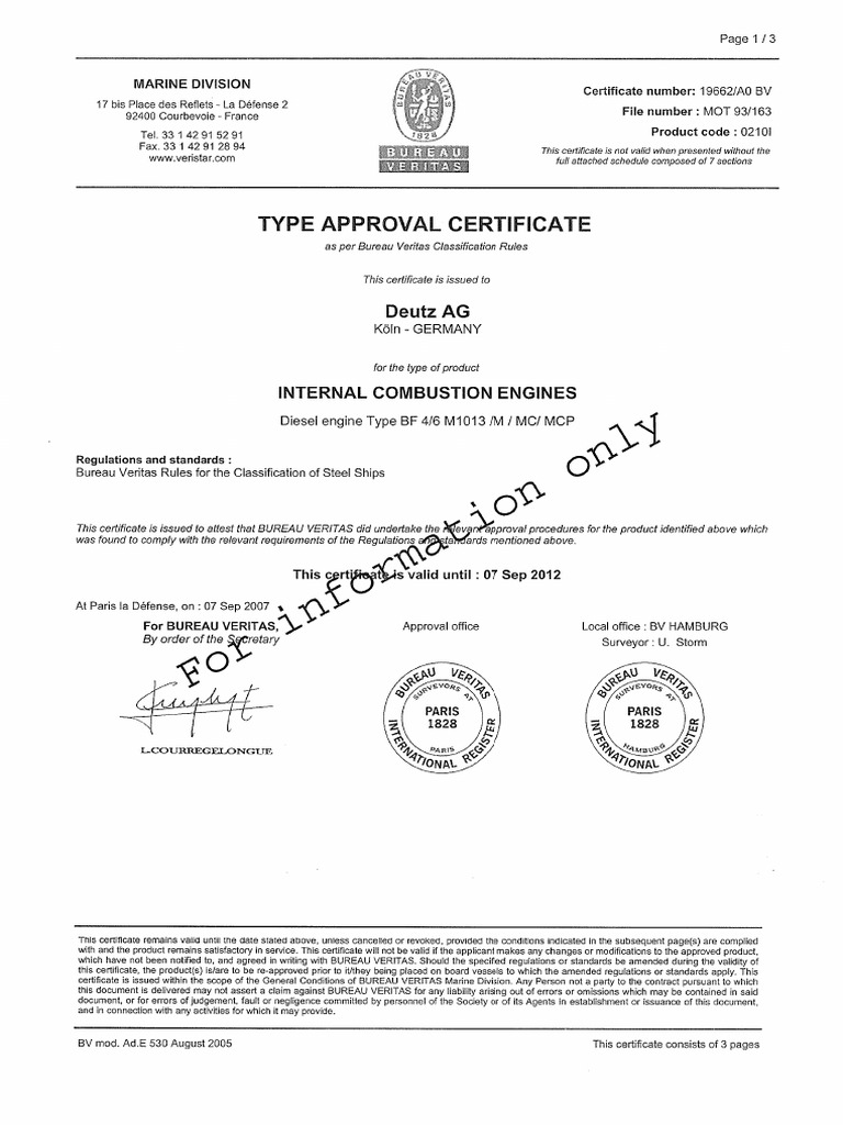 12 - Certification BV | PDF