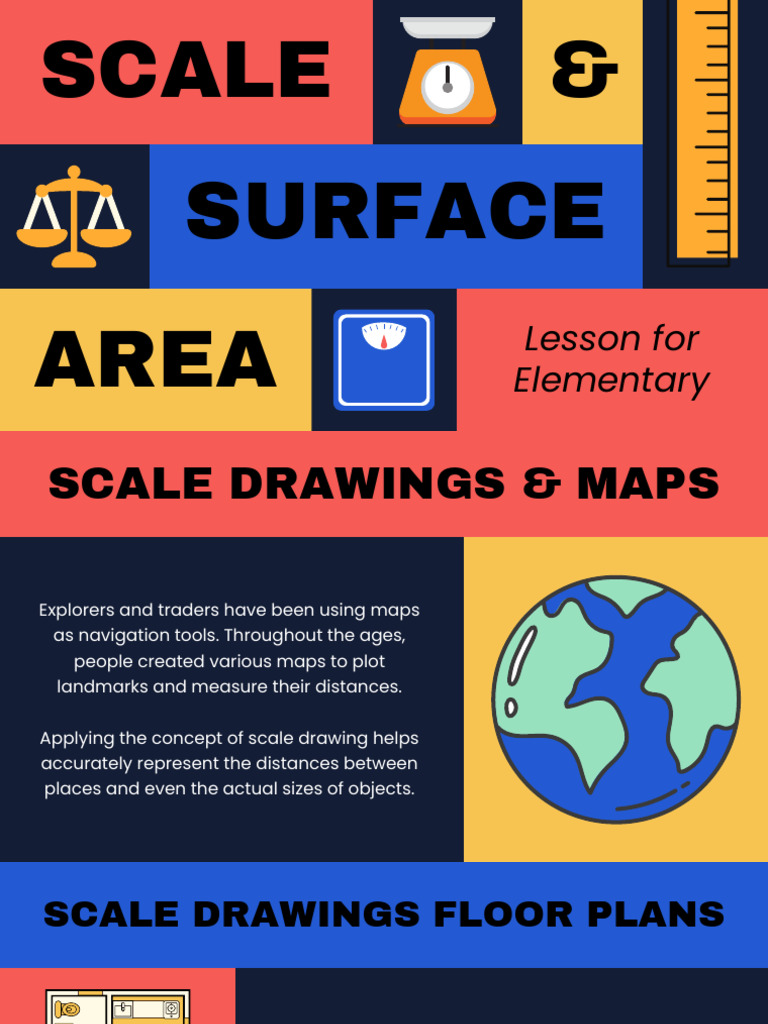 Scale and Surface Area Lesson Elementary | PDF | Ratio | Map