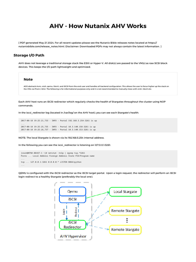 5b Book of Ahv How It Works | PDF | Virtual Machine | Computer Cluster