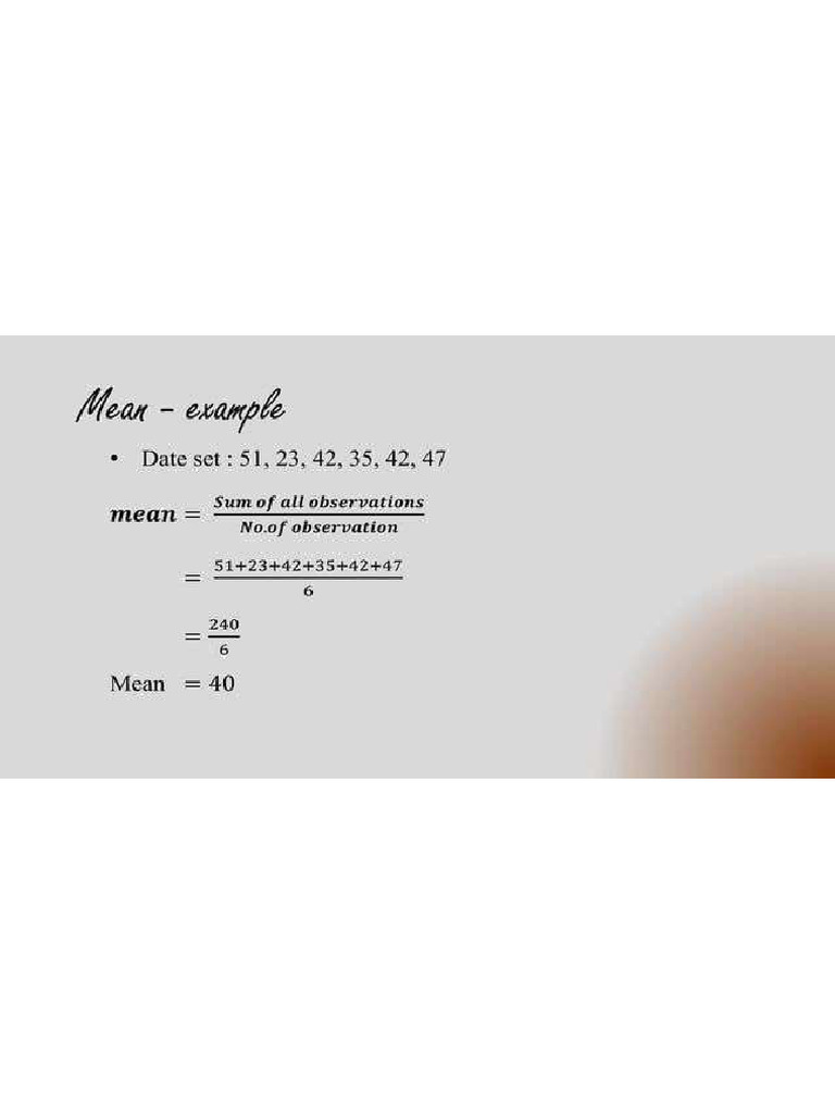 Mean, median, mode_notes | PDF