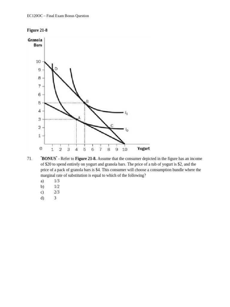 EC120OC - Final Exam Bonus Question F2024 | PDF
