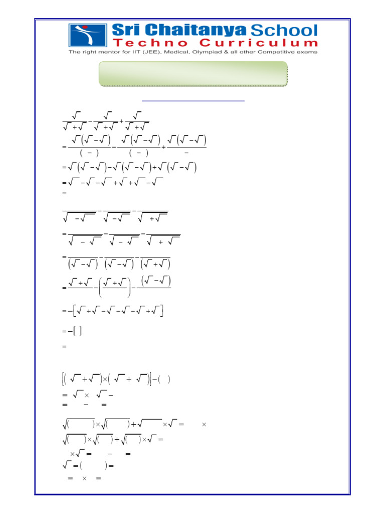 Class 10 Math Solutions | PDF | Mathematical Notation | Mathematical Concepts