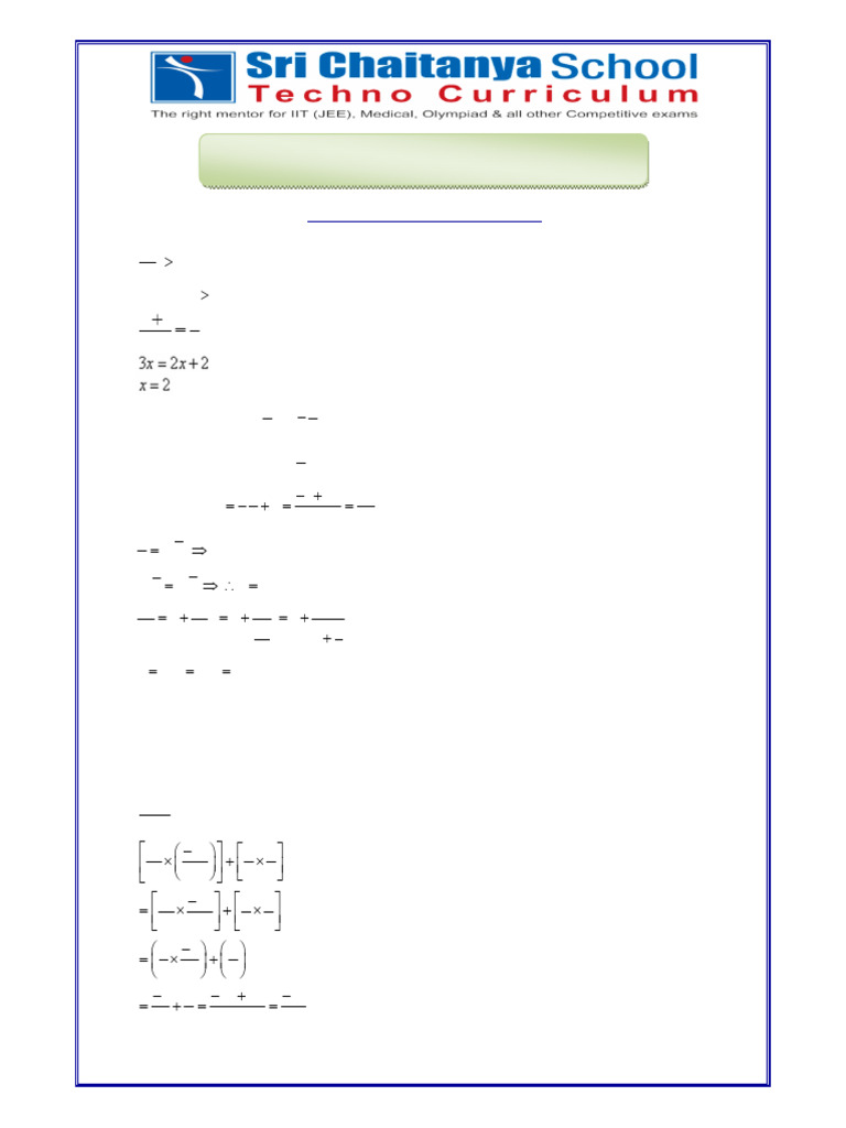 WORK SHEET-9. Real Numbers_SOLUTIONS | PDF | Division (Mathematics) | Algebra