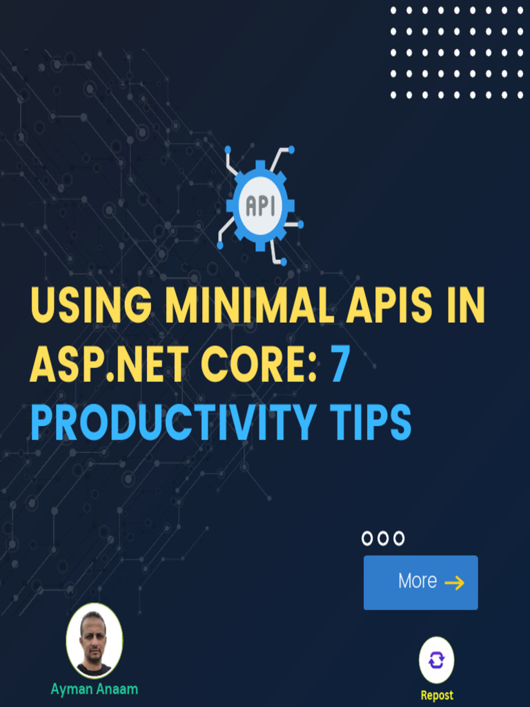 Dotnet Core Minimal Apis Pdf Namespace Computer Programming