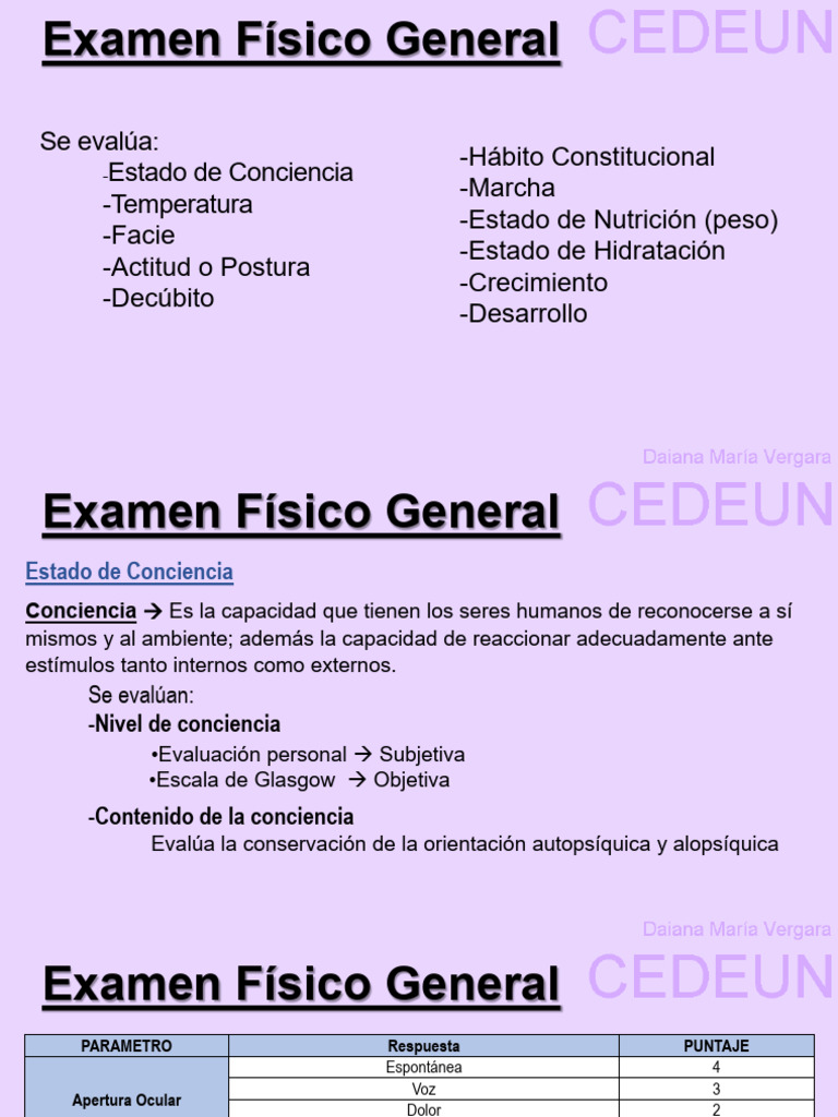 Guía Completa del Examen Físico General | PDF | Epilepsia | Examen físico
