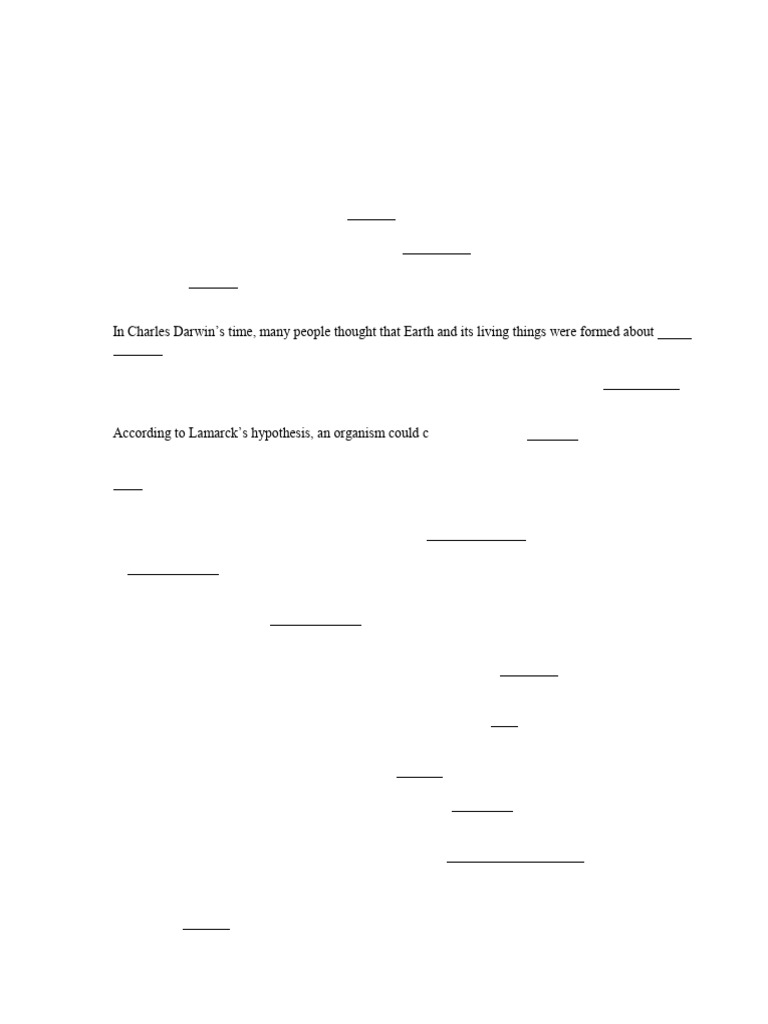 Evolution Unit Practice Test | PDF | Natural Selection | Evolution