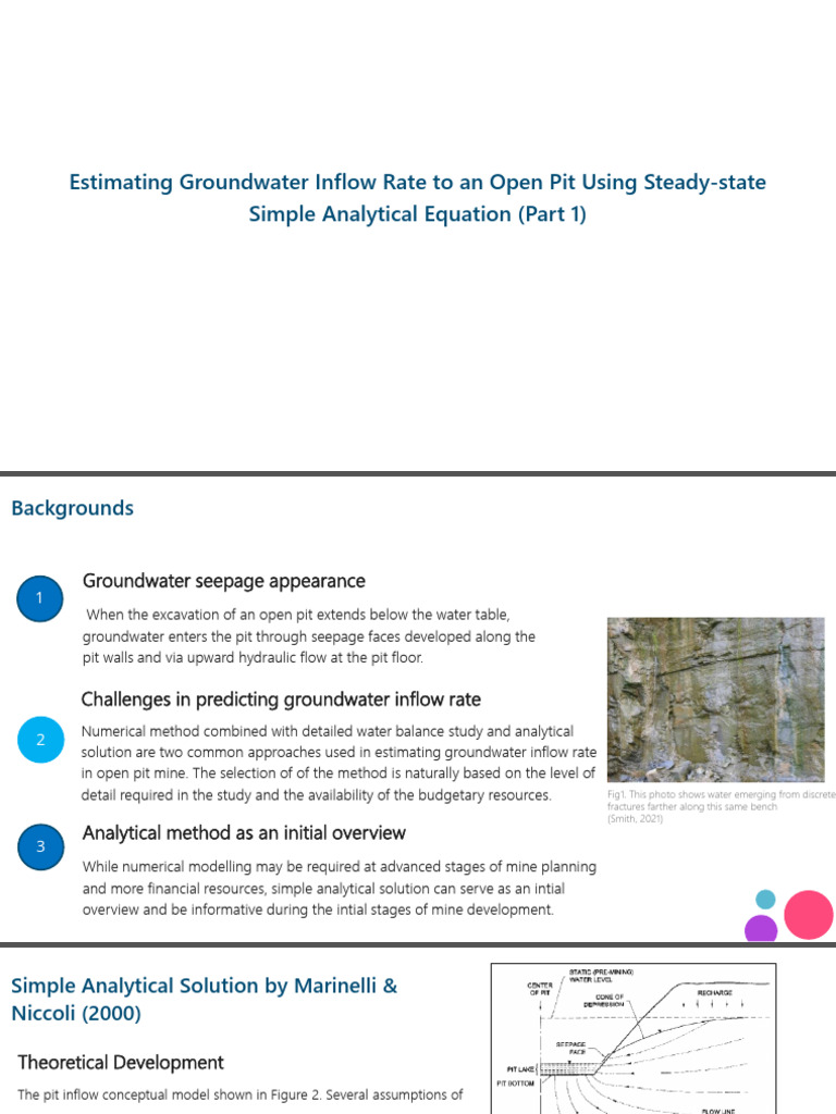 Estimating Groundwater Inflow | PDF | Groundwater | Hydrogeology
