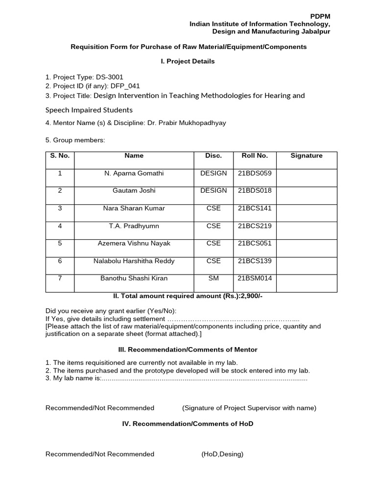 Purchase Form | PDF | Manufactured Goods | Electrical Engineering