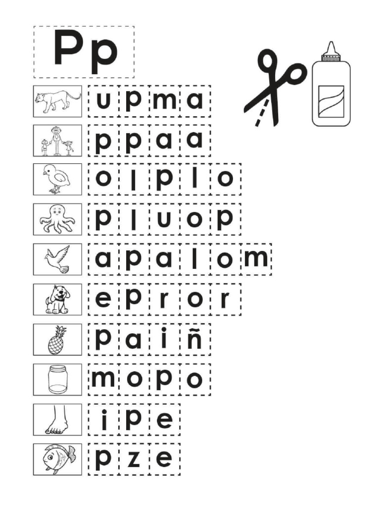 Formar Palabras Con PP | PDF
