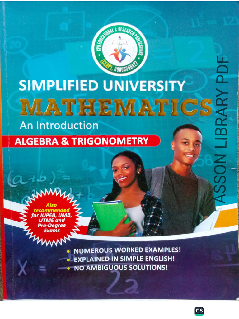Simplified University Mathematics - 103924 | PDF