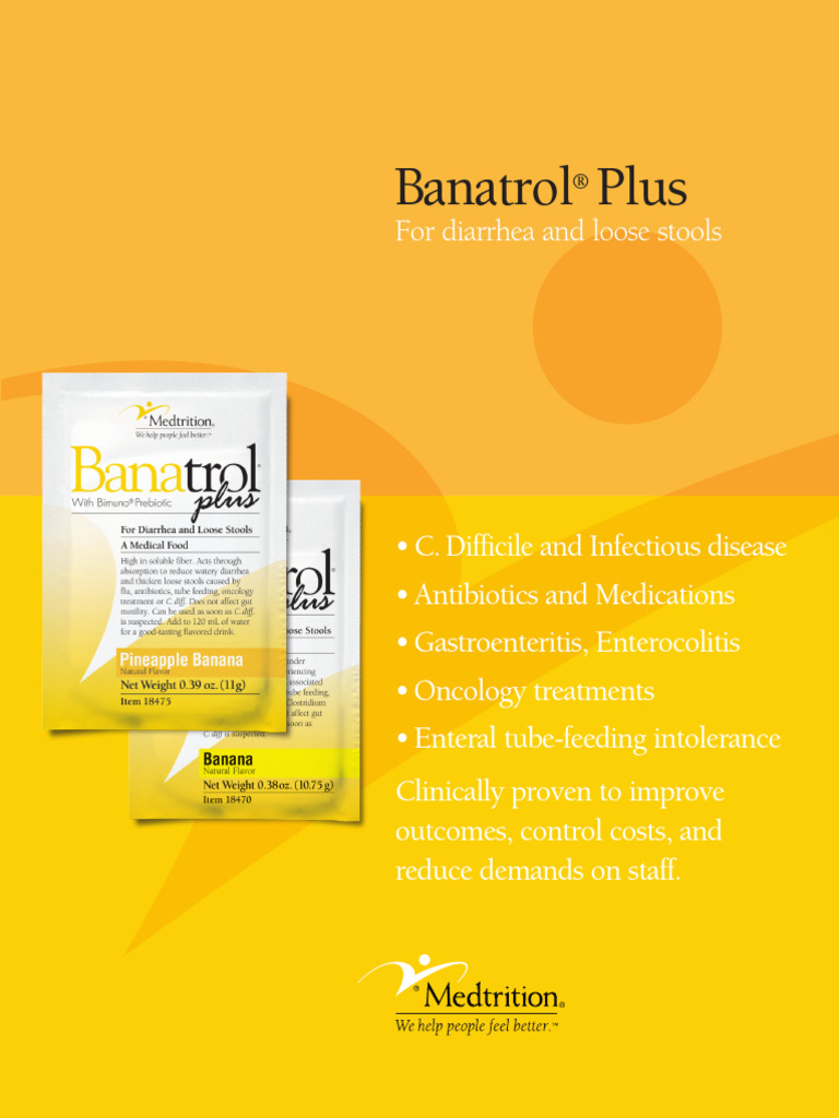 Banatrol-Plus-Brochure | PDF | Diarrhea | Dietary Fiber