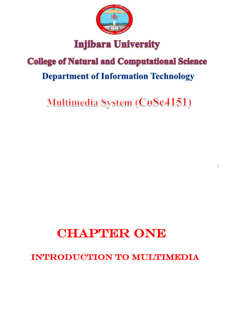 MM Chapter-1 | PDF | Multimedia | Graphics