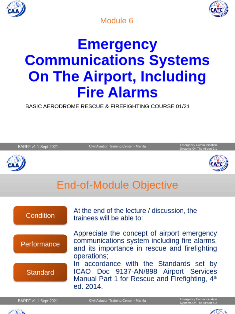 Airport Emergency Communication Systems | PDF | Air Traffic Control ...