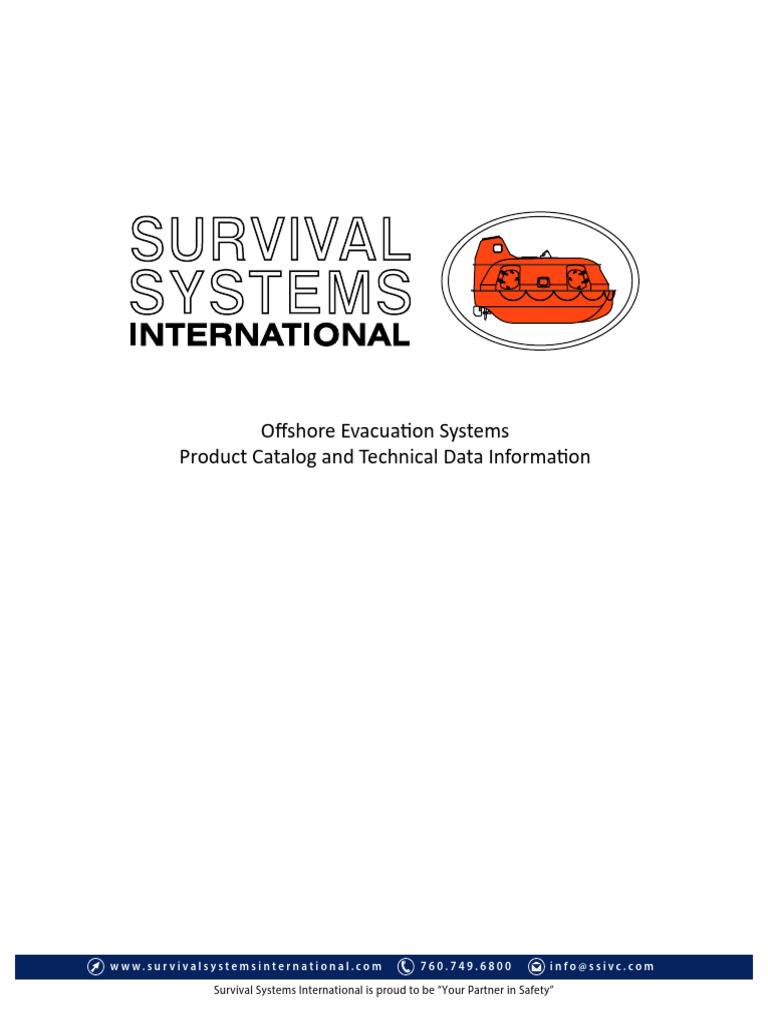 Offshore Evacuation Systems Catalog | PDF | Fiberglass