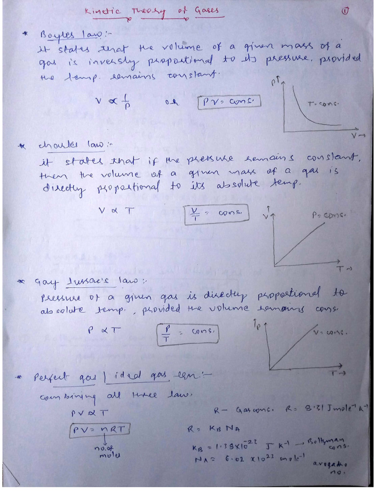 Chapter - 13 Kinetic Theory | PDF