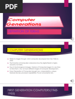 The 1ST Generation of Computers | PDF | Electronics | Vacuum Tube