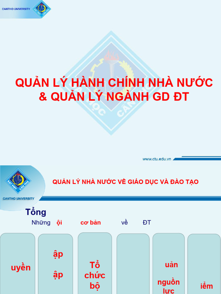 Buoi 10 -11 - Qlnn Ve Gd Va Dt | PDF