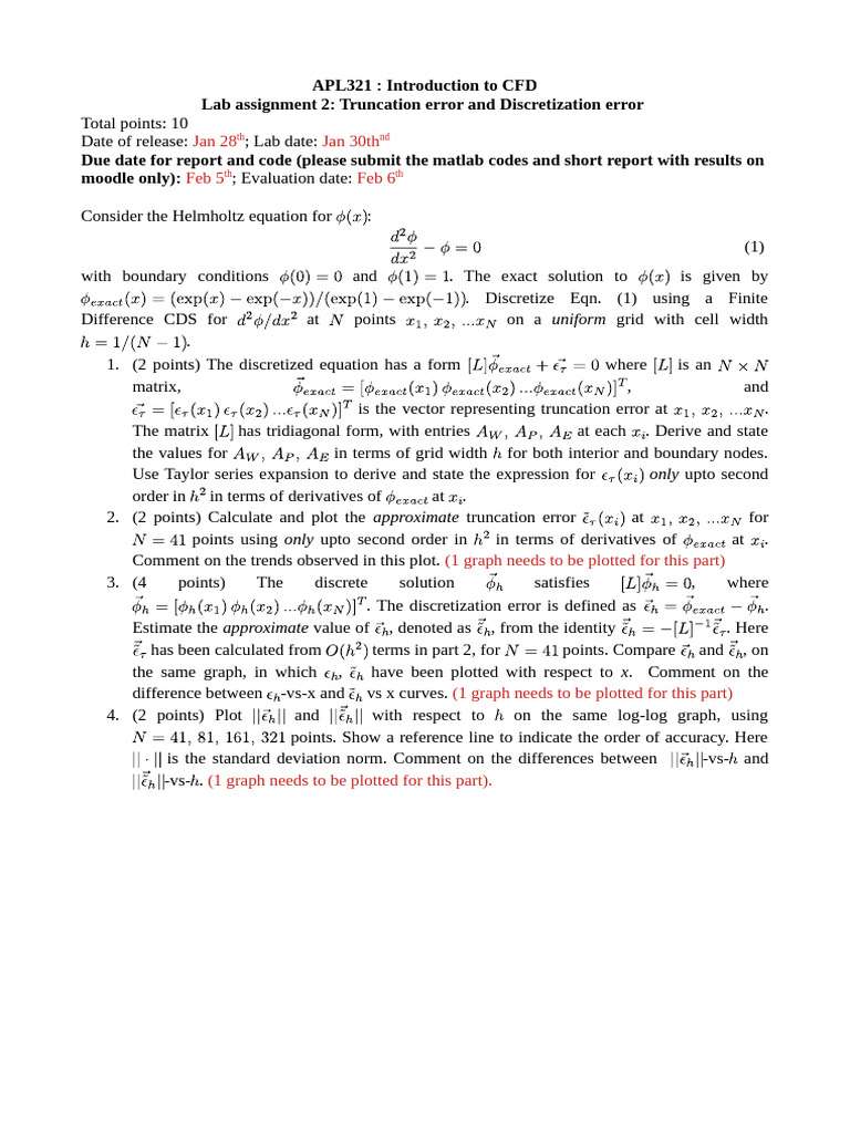 lab2 | PDF | Matrix (Mathematics) | Derivative