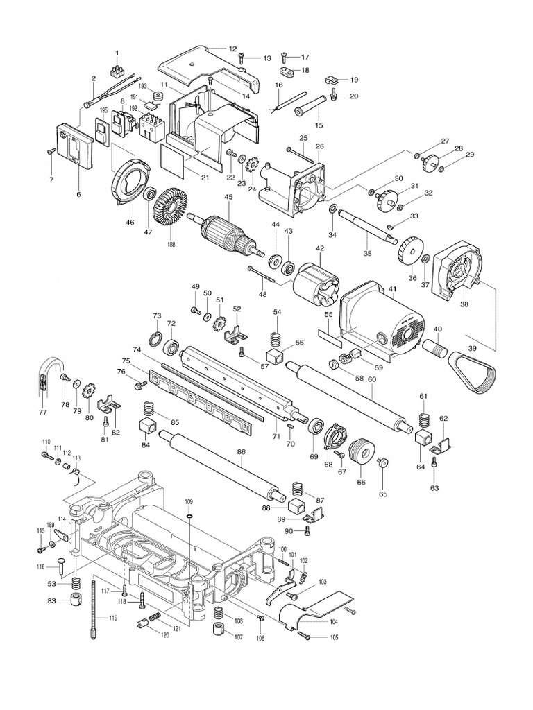 Makita 2012NB 2012NB Illustrations | PDF