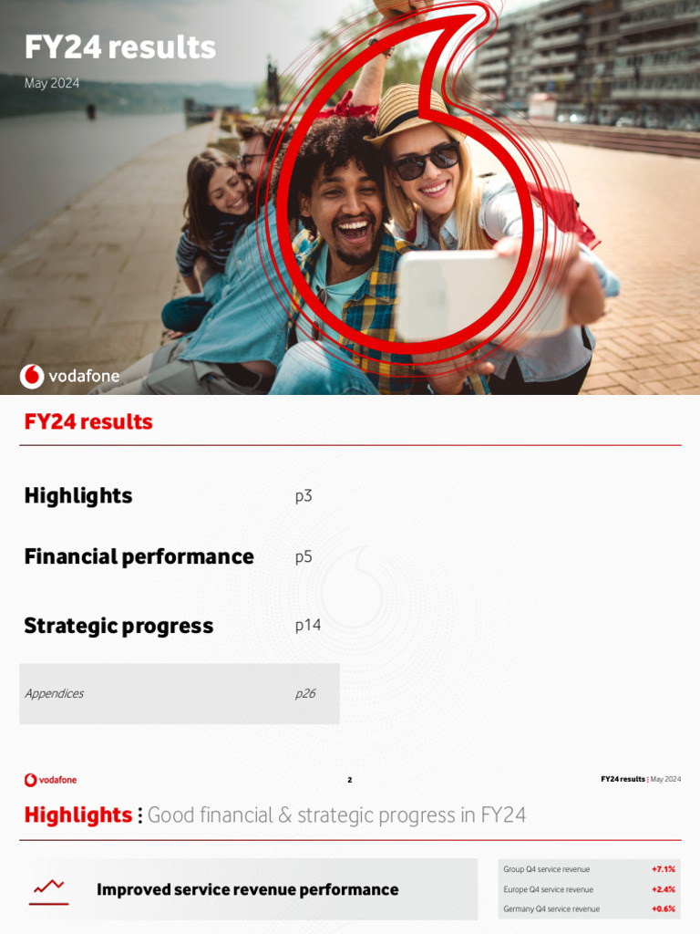 FY24 Financial & Strategic Results Summary | PDF | Inflation | Dividend