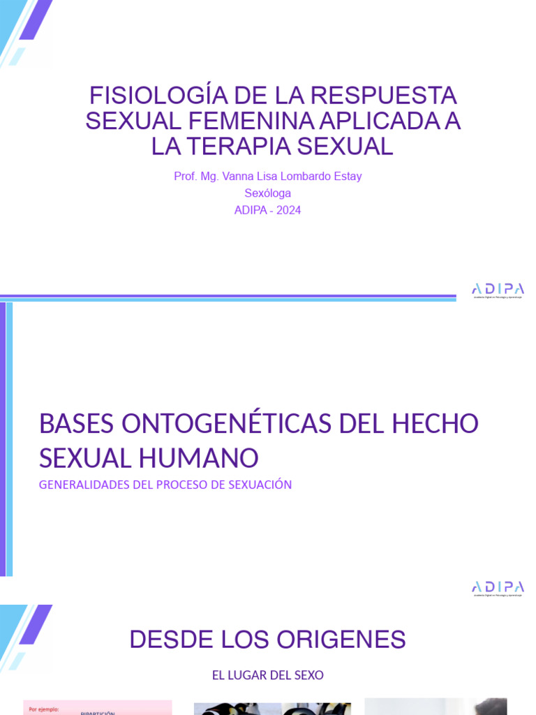 Clase 3, Fisiología RSF Aplicada a Teraia Sexual, Diplomado Sexología (1) | PDF | Vagina | Clítoris