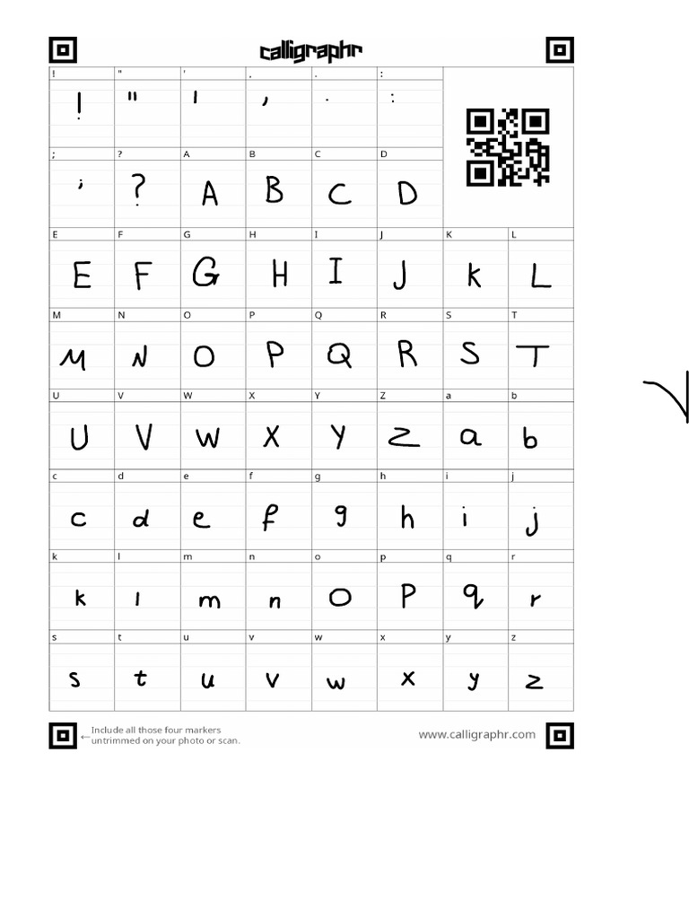 Calligraphr-Template | PDF