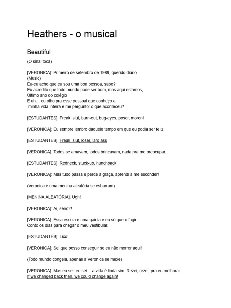 Cópia de Heathers script | PDF