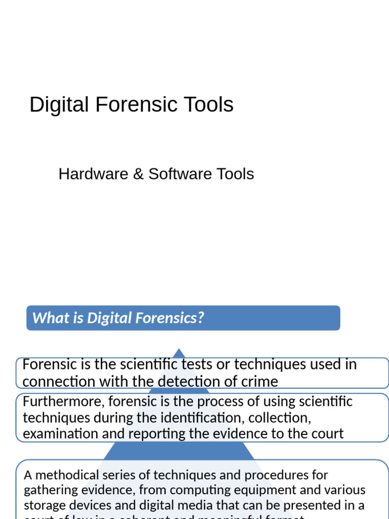 Current Forensic Tools-converted_2024 | PDF | Digital Forensics | Computer Forensics